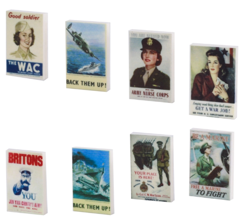 WWII - Allied Propaganda War Poster 8 Pack – Mil-Blox